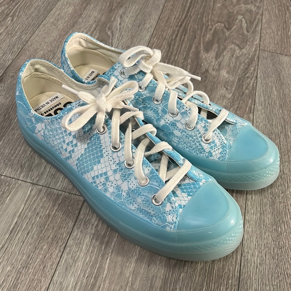 Converse Golf Wang X Chuck 70 Low Blue Python Sneaker… - Gem